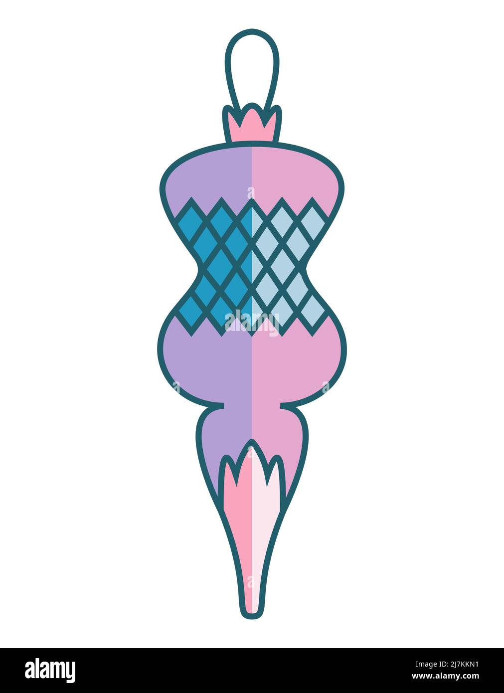 Retro style glass bauble Stock Vector Images - Alamy