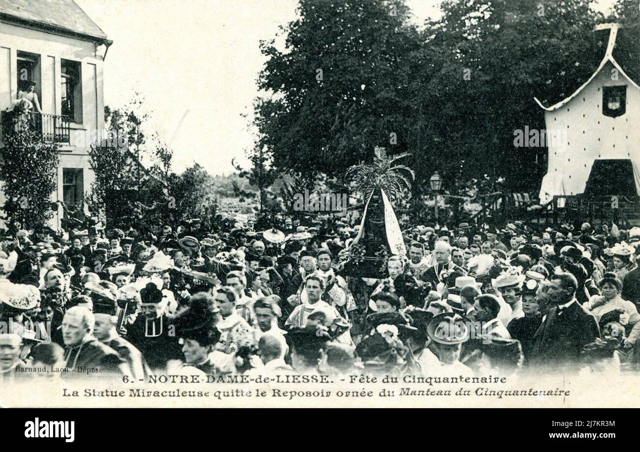 Notre-Dame-de-Liesse, Fête du Cinquantenaire Department: 02 - Aisne ...
