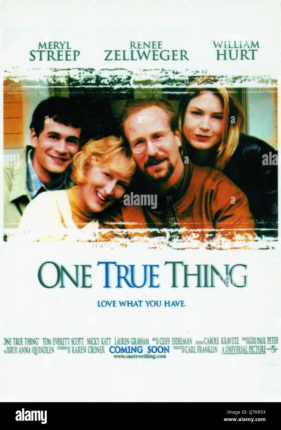 One True Thing Year : 1998 USA Director : Carl Franklin Tom Everett ...