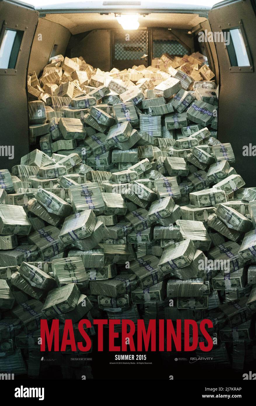 Masterminds Year : 2016 USA Director : Jared Hess American poster Stock ...