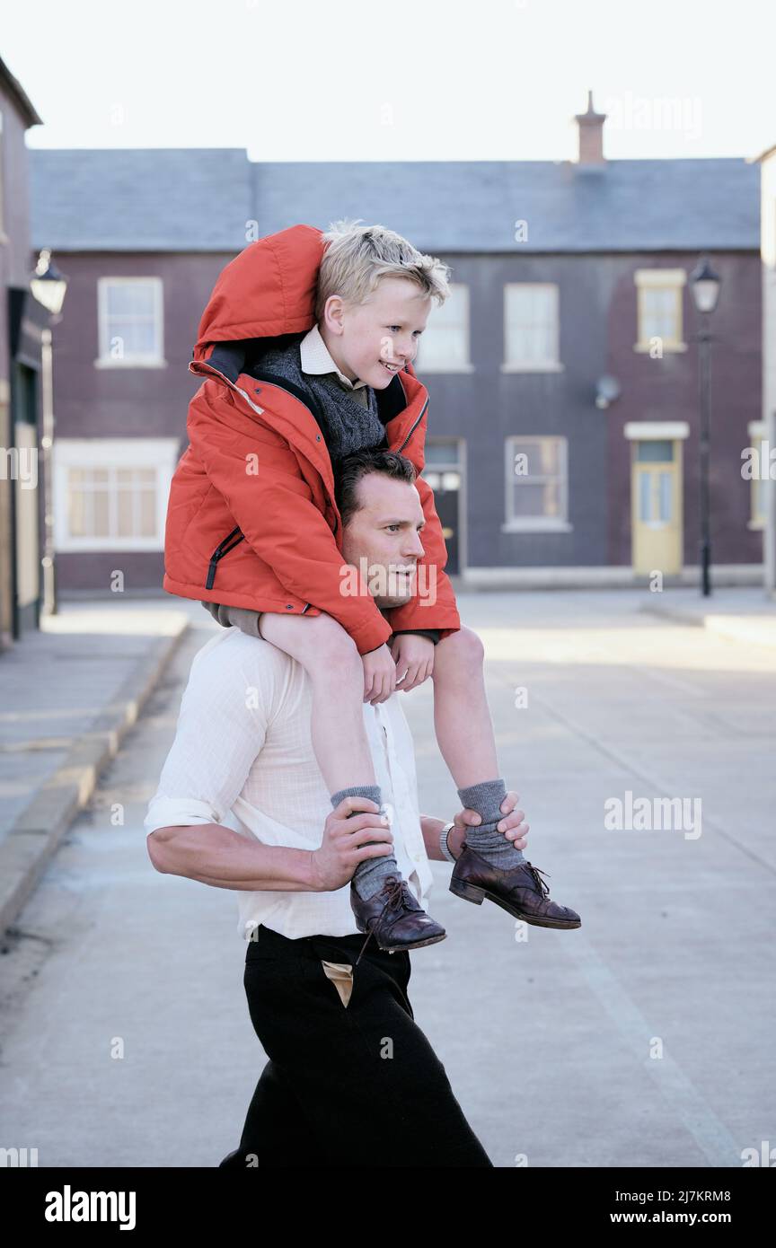 Belfast Year : 2021 UK Director : Kenneth Branagh Jude Hill , Jamie Dornan Shooting picture ...