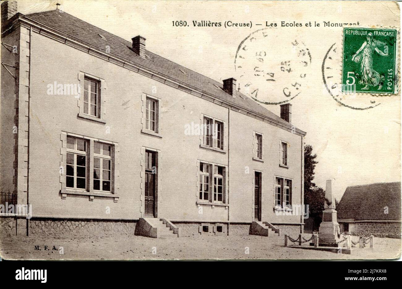 Vallières Department: 23 - Creuse (central France) Region: Nouvelle ...