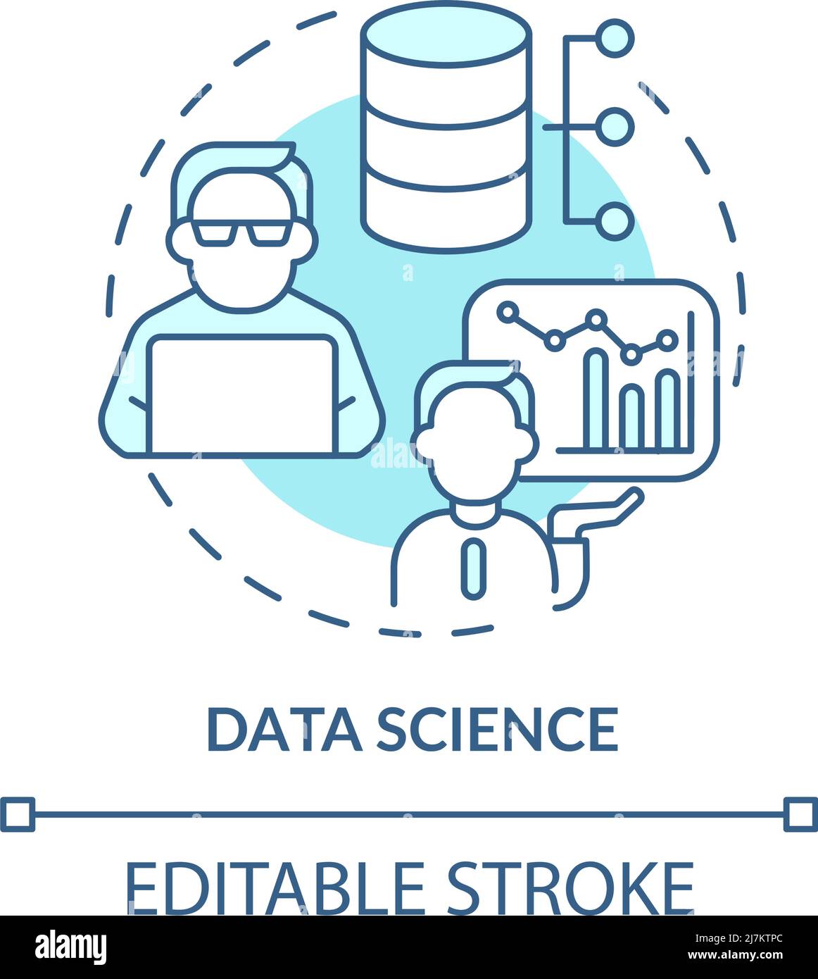 Learn data processing Stock Vector Images - Alamy