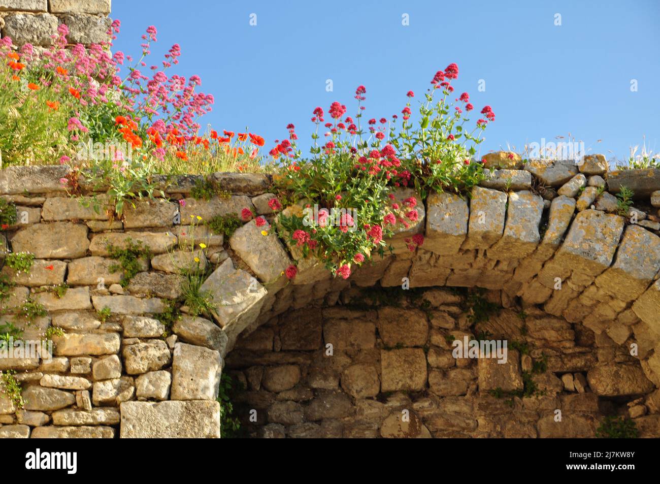 Lacoste medieval village in the Luberon known for its castle that ...