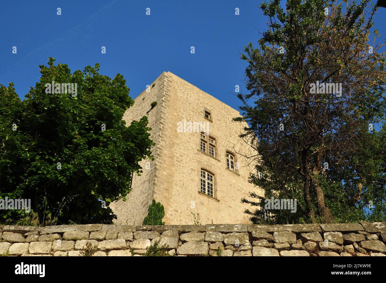 Castle of Lacoste medieval village in the Luberon known for its castle ...