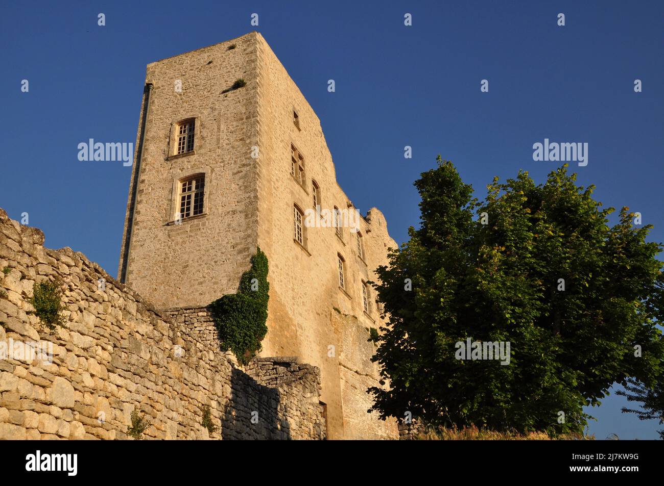 Castle of Lacoste medieval village in the Luberon known for its castle ...
