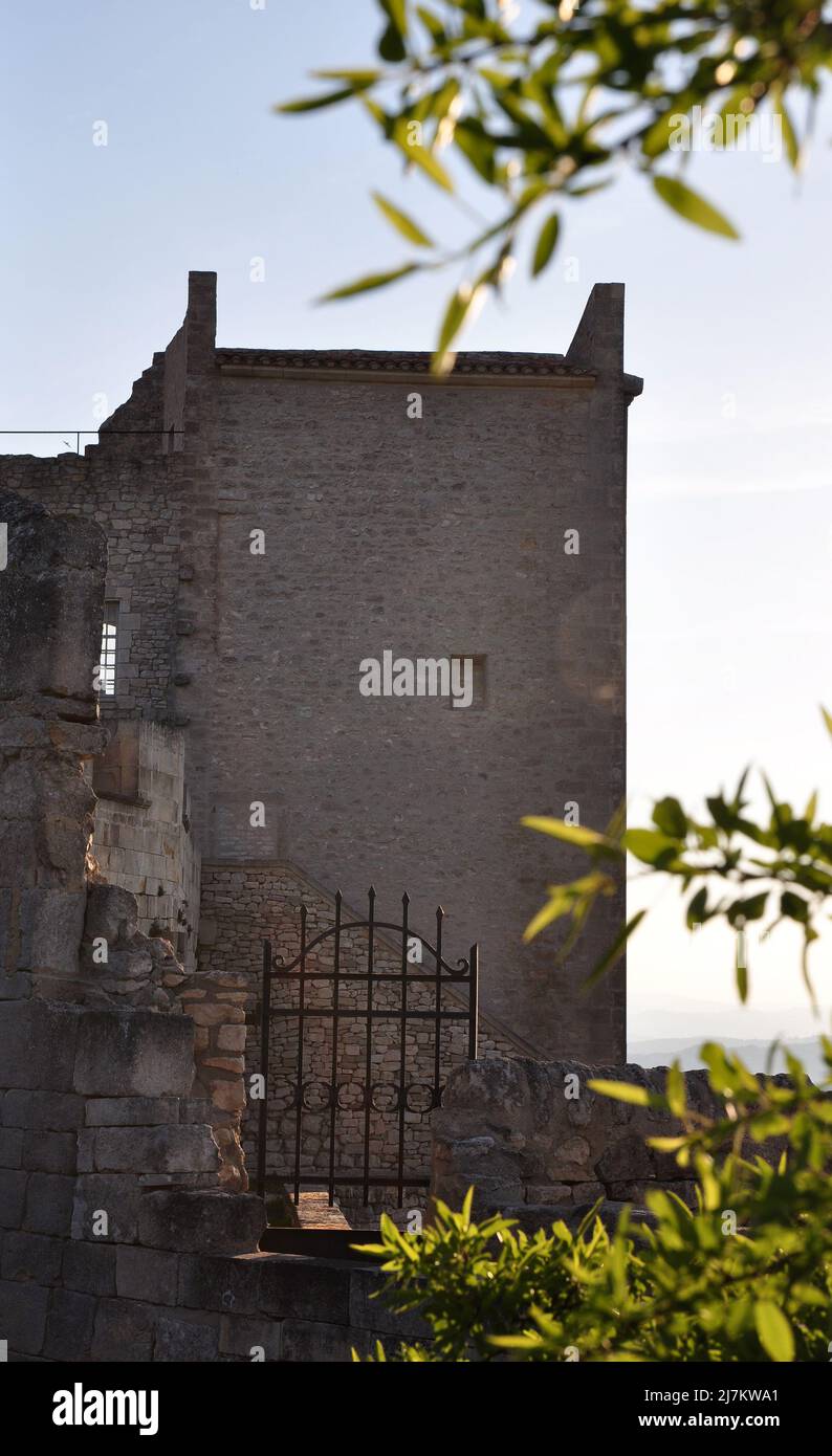 Castle of Lacoste medieval village in the Luberon known for its castle ...