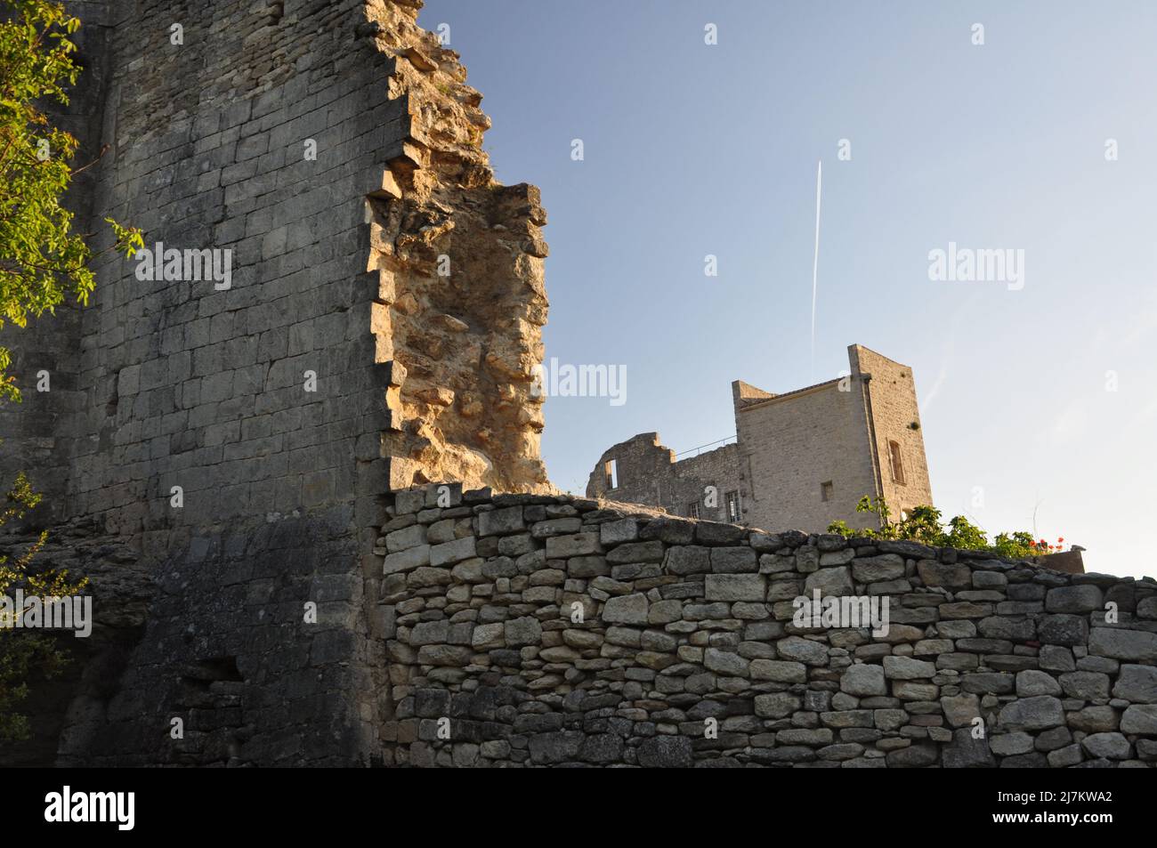 Castle of Lacoste medieval village in the Luberon known for its castle ...