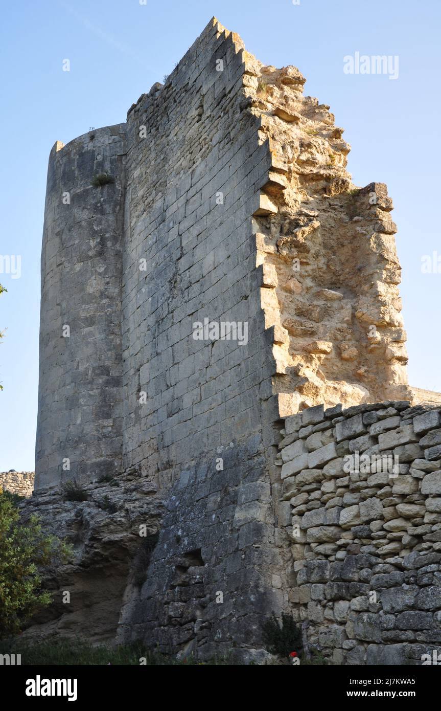 Castle of Lacoste medieval village in the Luberon known for its castle ...
