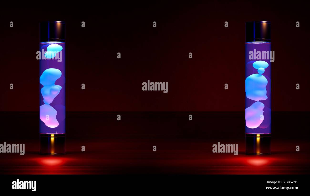 Blue lava lamp hi-res stock photography and images - Alamy