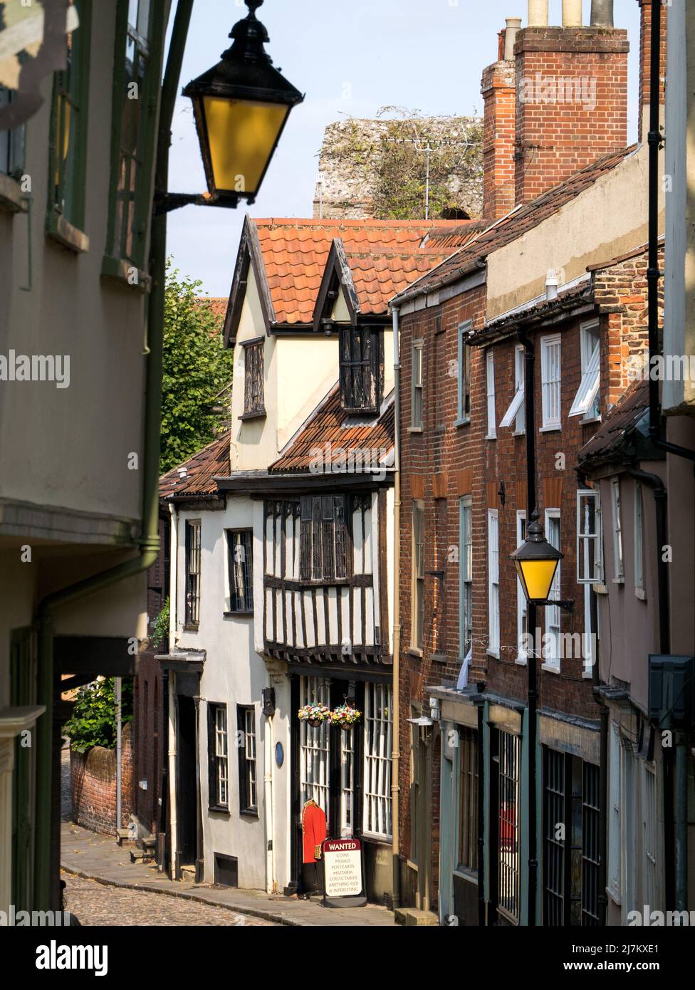 The Attractive Historic Building in Elm Hill in The City of Norwich ...