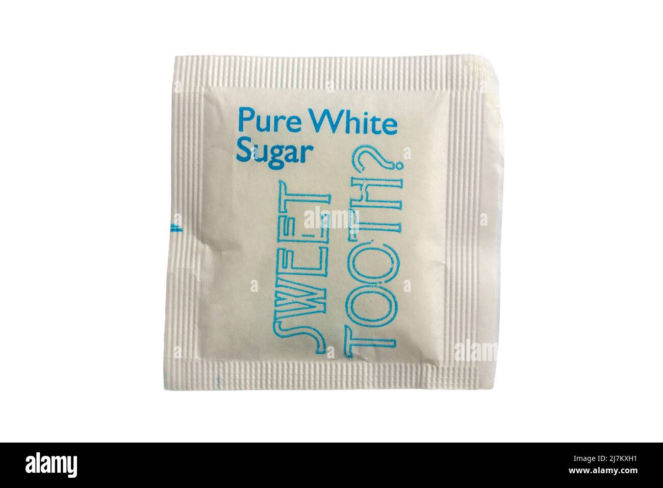 Pure White Sugar sachet isolated on white background - sweet tooth ...