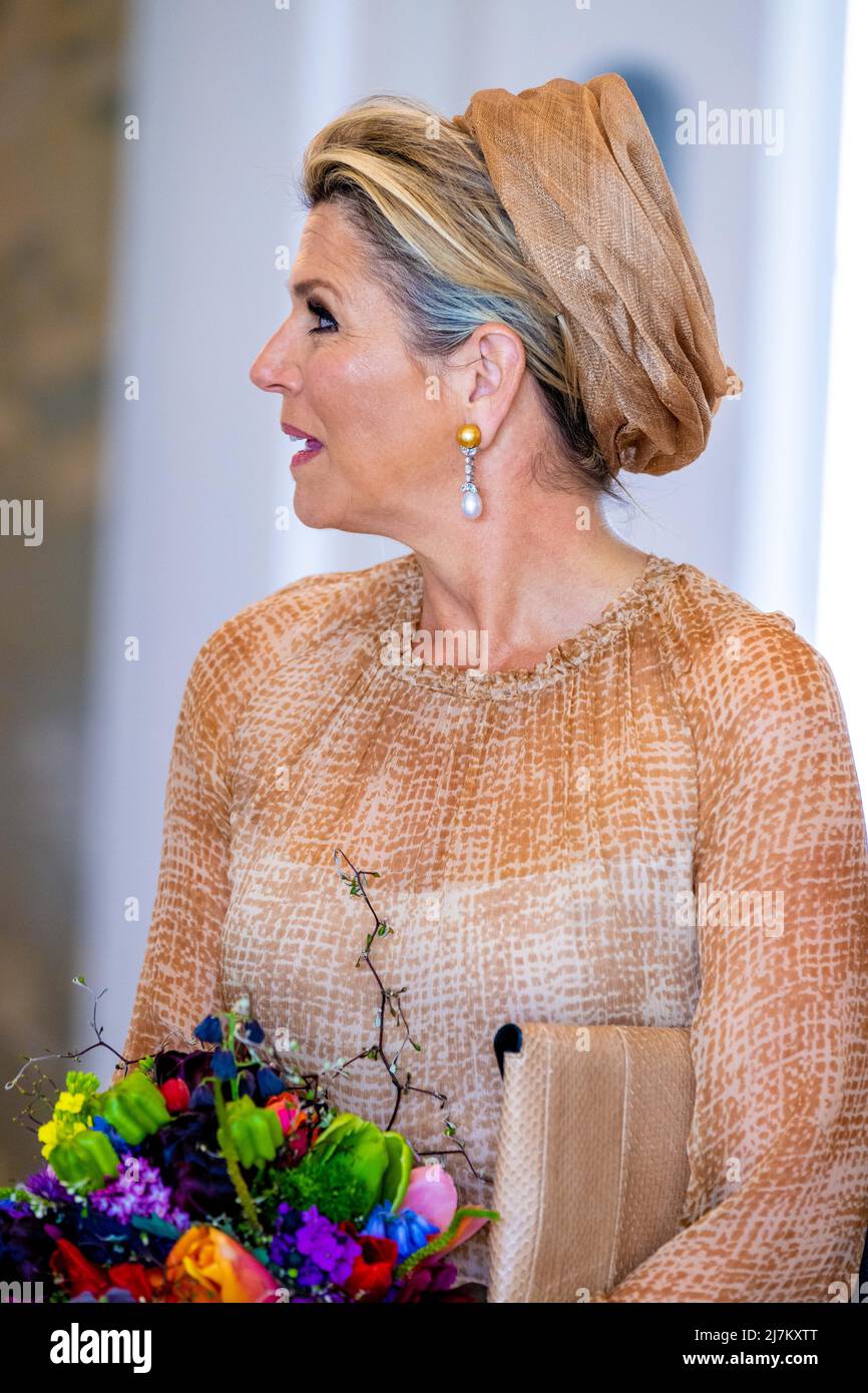 Queen Maxima at the opening of the ARTIS-Groote Museum in Amsterdam ...