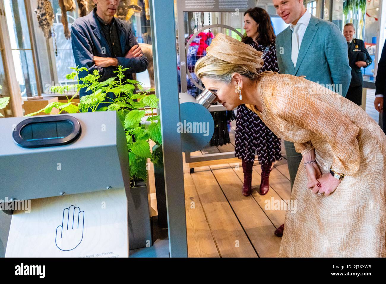 Queen Maxima at the opening of the ARTIS-Groote Museum in Amsterdam ...