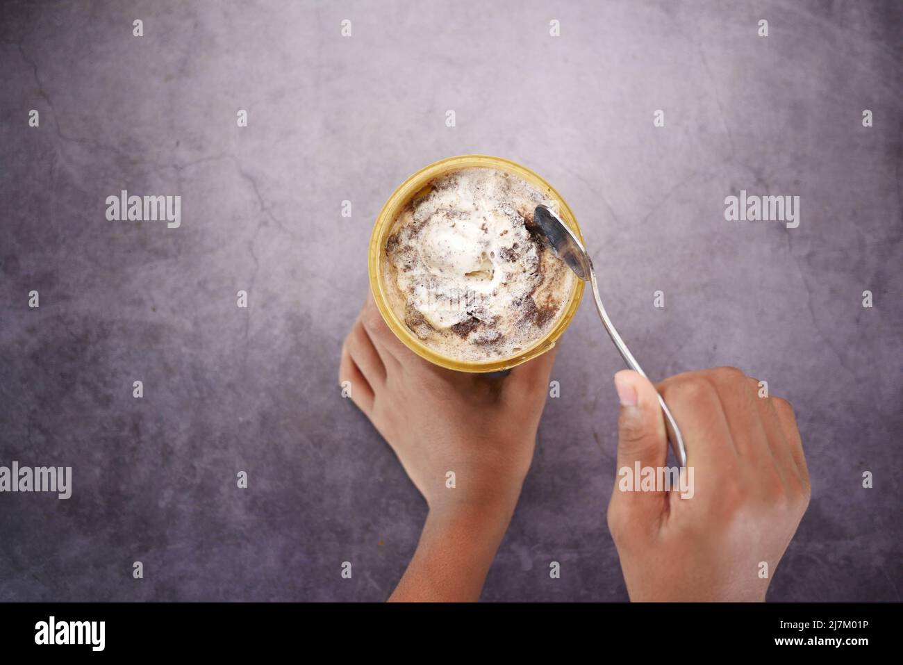 Vanila flavor ice cream in hi-res stock photography and images - Alamy