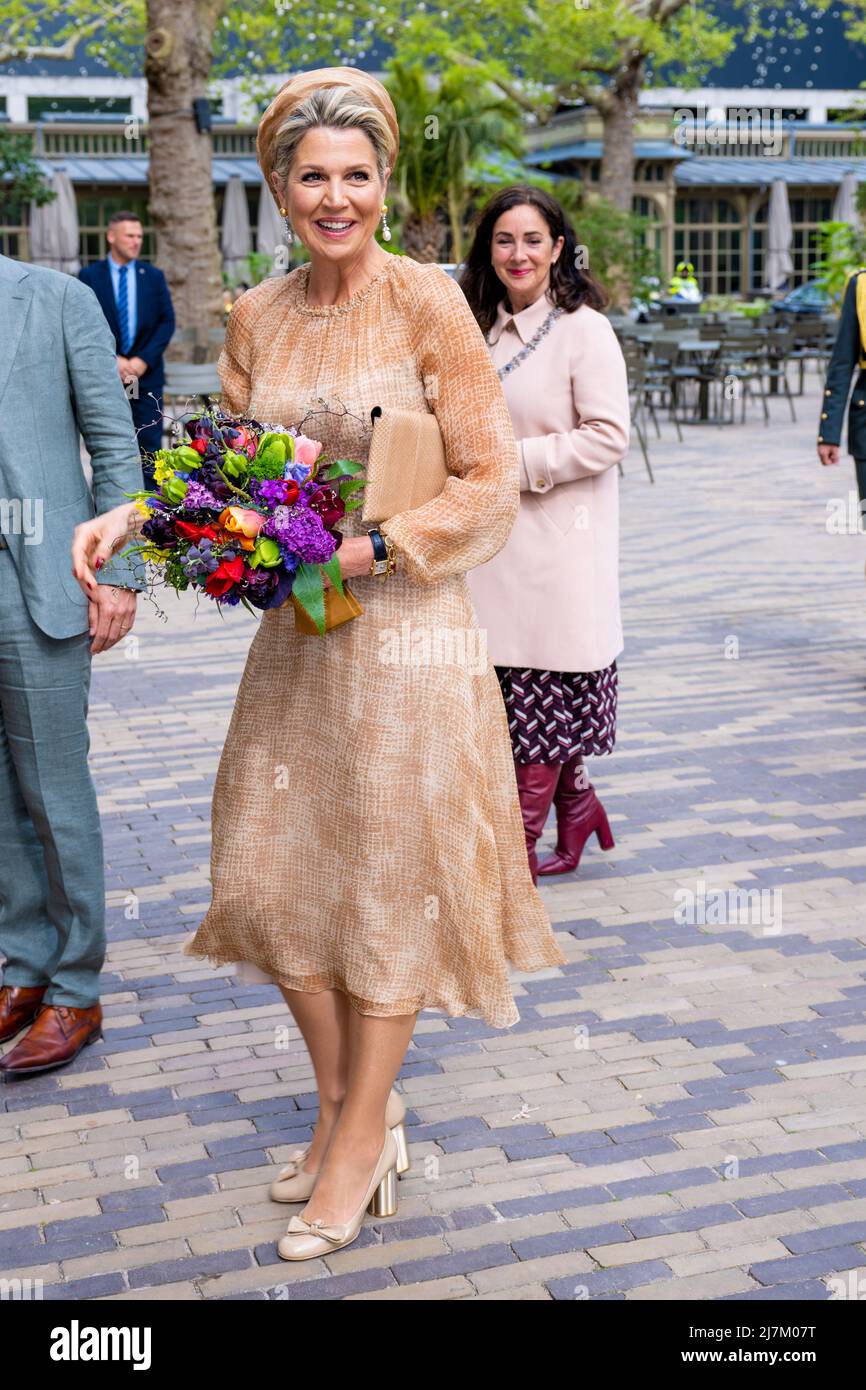 Queen Maxima at the opening of the ARTIS-Groote Museum in Amsterdam ...