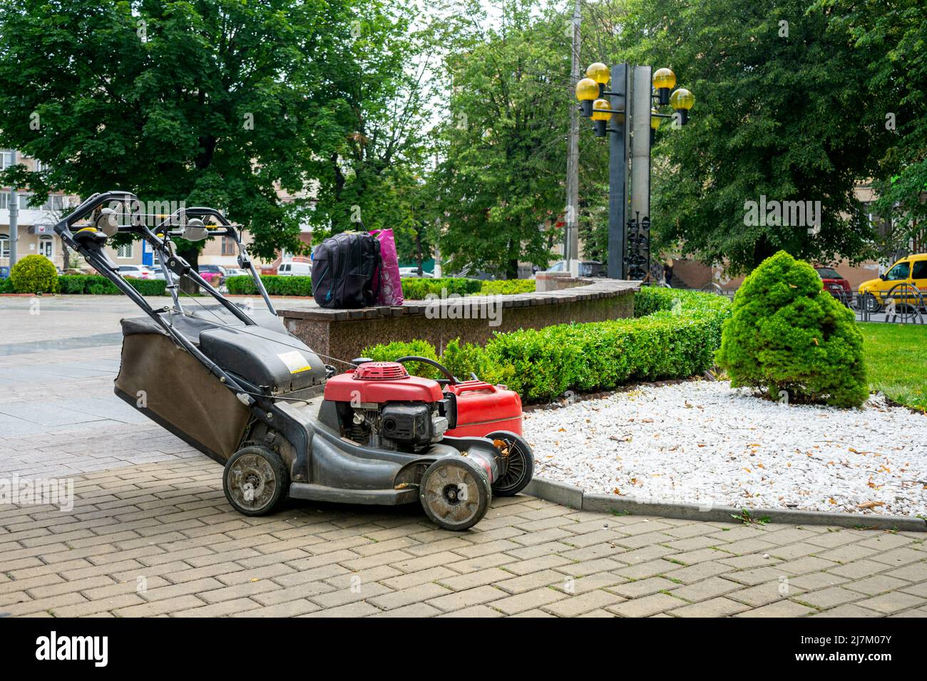 Grass mowing a path hi-res stock photography and images - Alamy