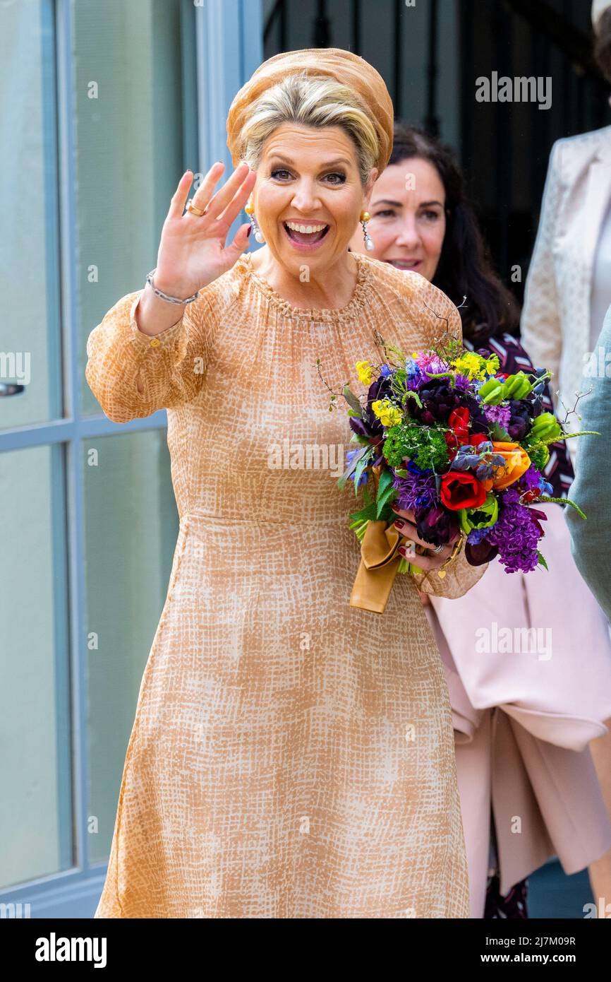 Queen Maxima at the opening of the ARTIS-Groote Museum in Amsterdam ...