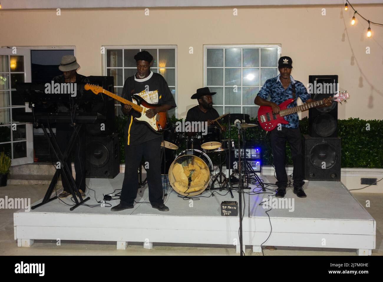 Reggae Band, Negril, Westmoreland, Jamaica Stock Photo - Alamy