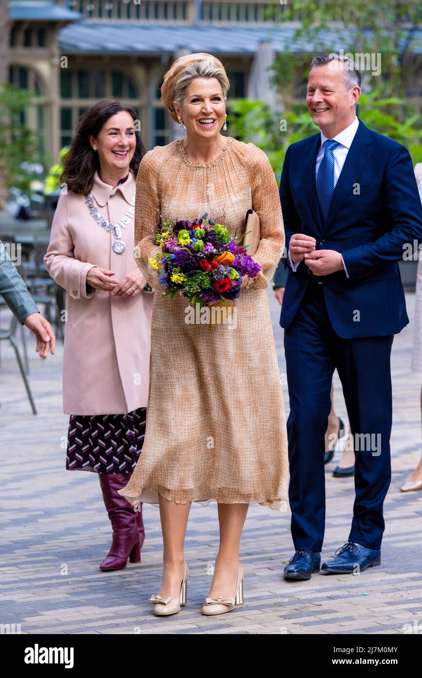 Queen Maxima at the opening of the ARTIS-Groote Museum in Amsterdam ...