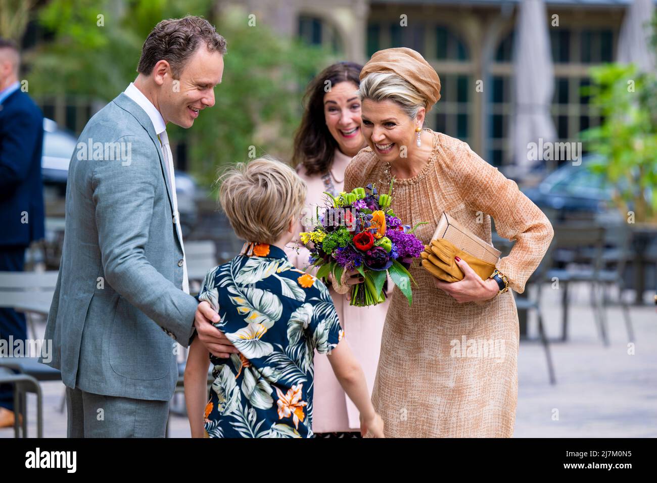 Queen Maxima at the opening of the ARTIS-Groote Museum in Amsterdam ...