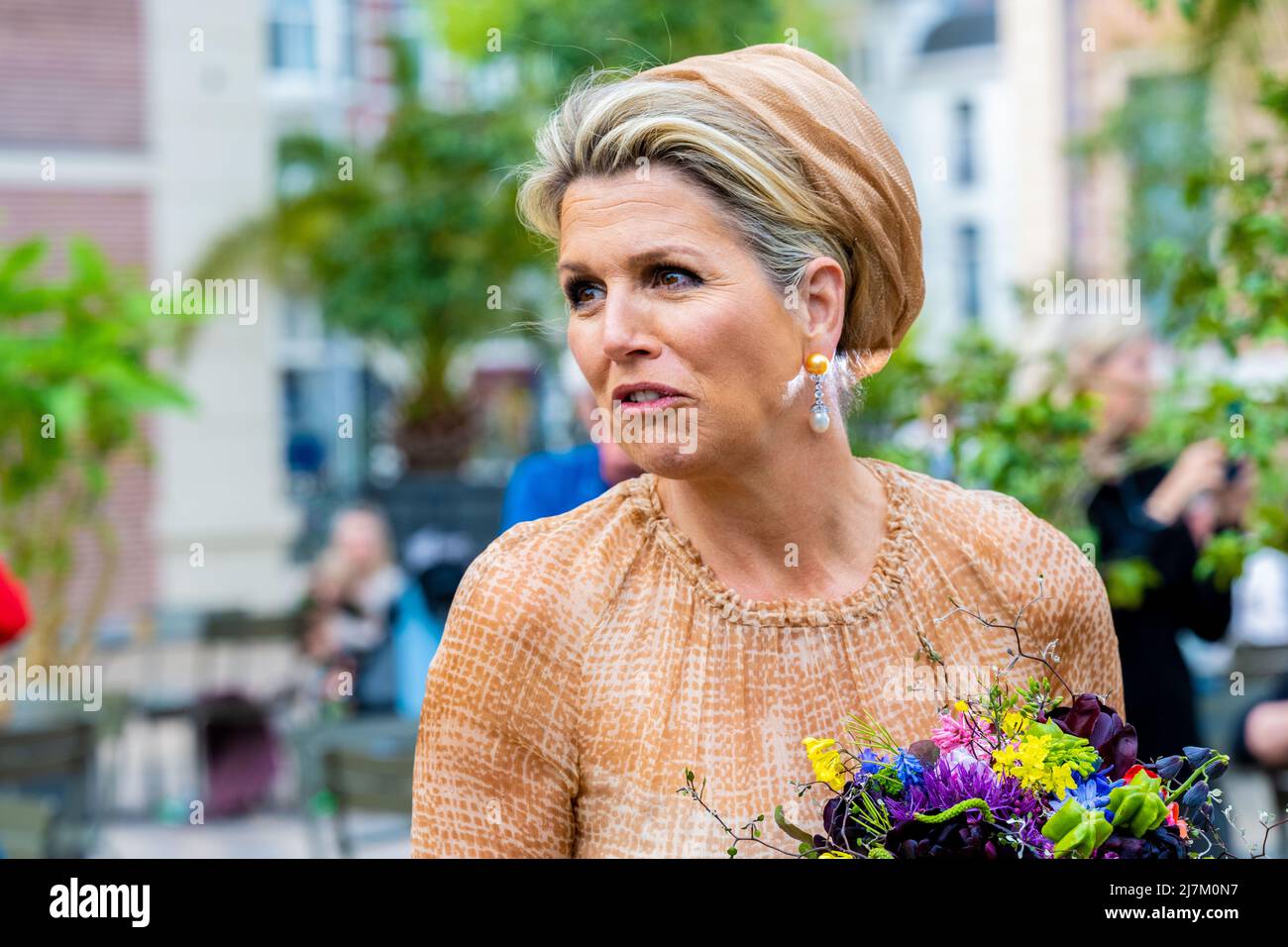 Queen Maxima at the opening of the ARTIS-Groote Museum in Amsterdam ...