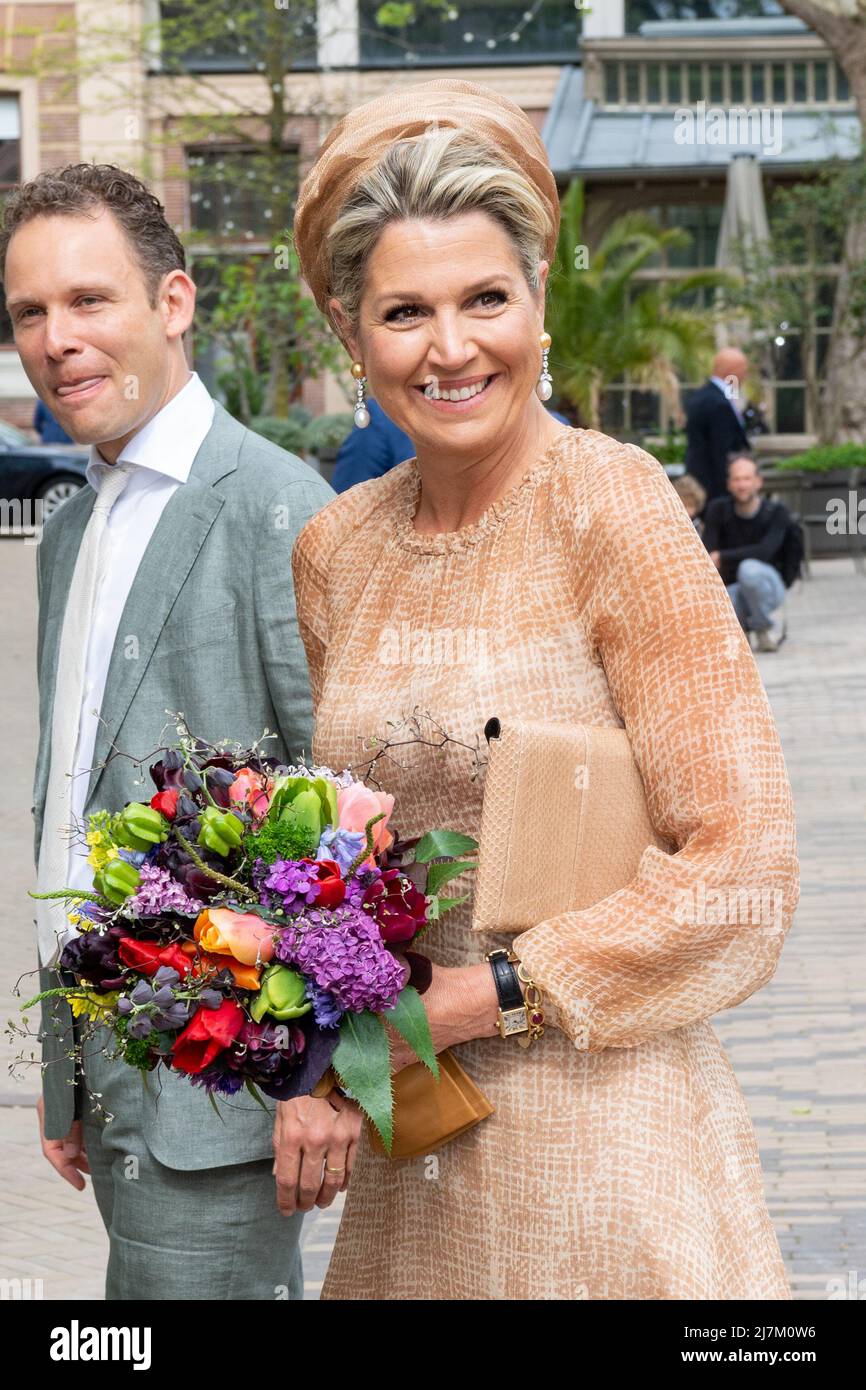 Queen Maxima at the opening of the ARTIS-Groote Museum in Amsterdam ...