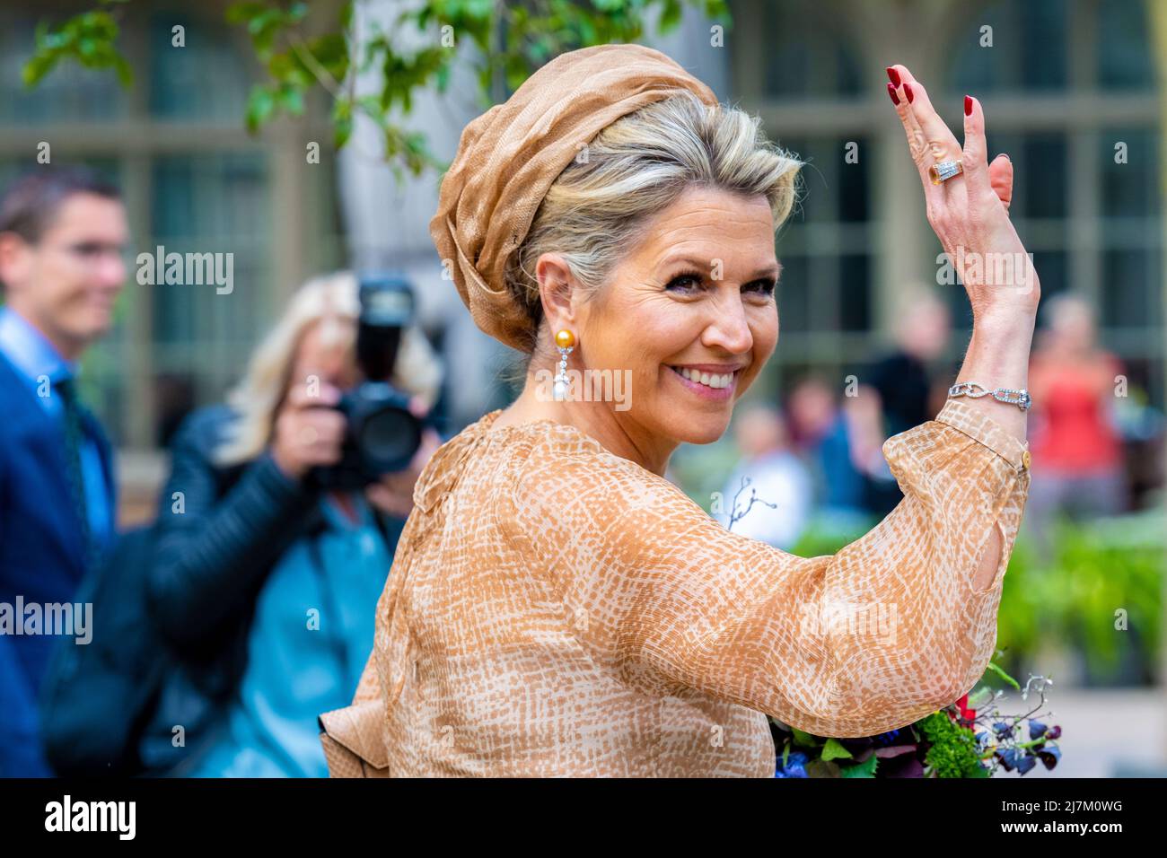 Queen Maxima at the opening of the ARTIS-Groote Museum in Amsterdam ...
