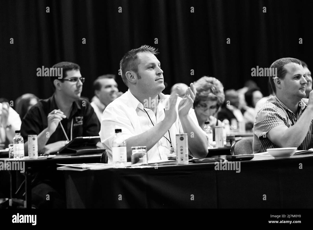 Johannesburg, South Africa - October 22, 2014: Delegates attending a ...