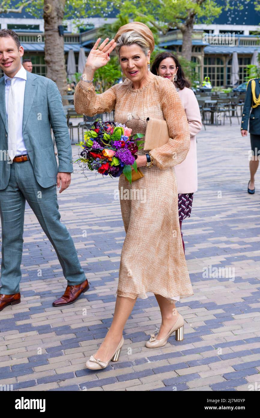 Queen Maxima at the opening of the ARTIS-Groote Museum in Amsterdam ...