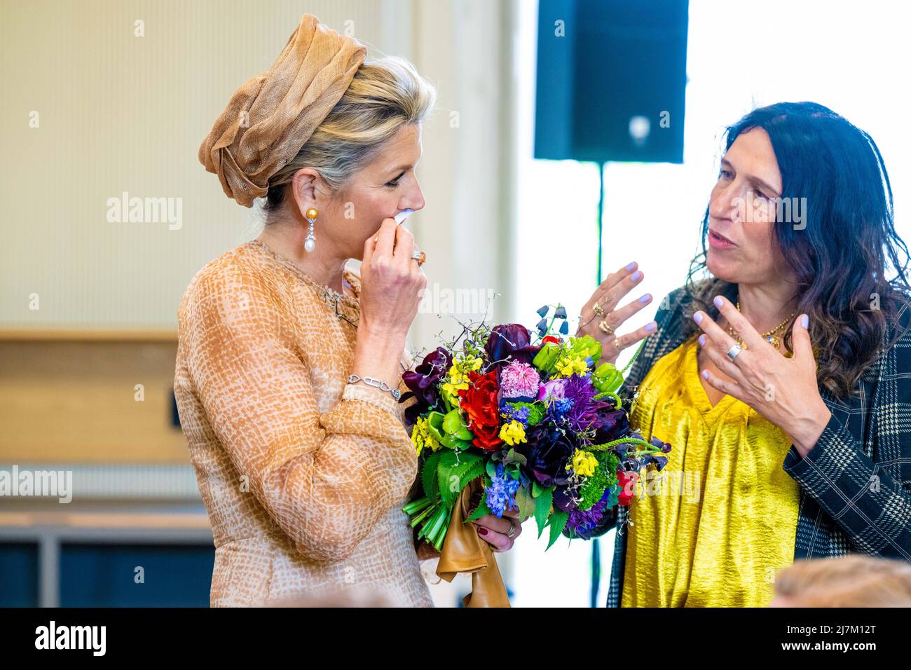Queen Maxima at the opening of the ARTIS-Groote Museum in Amsterdam ...