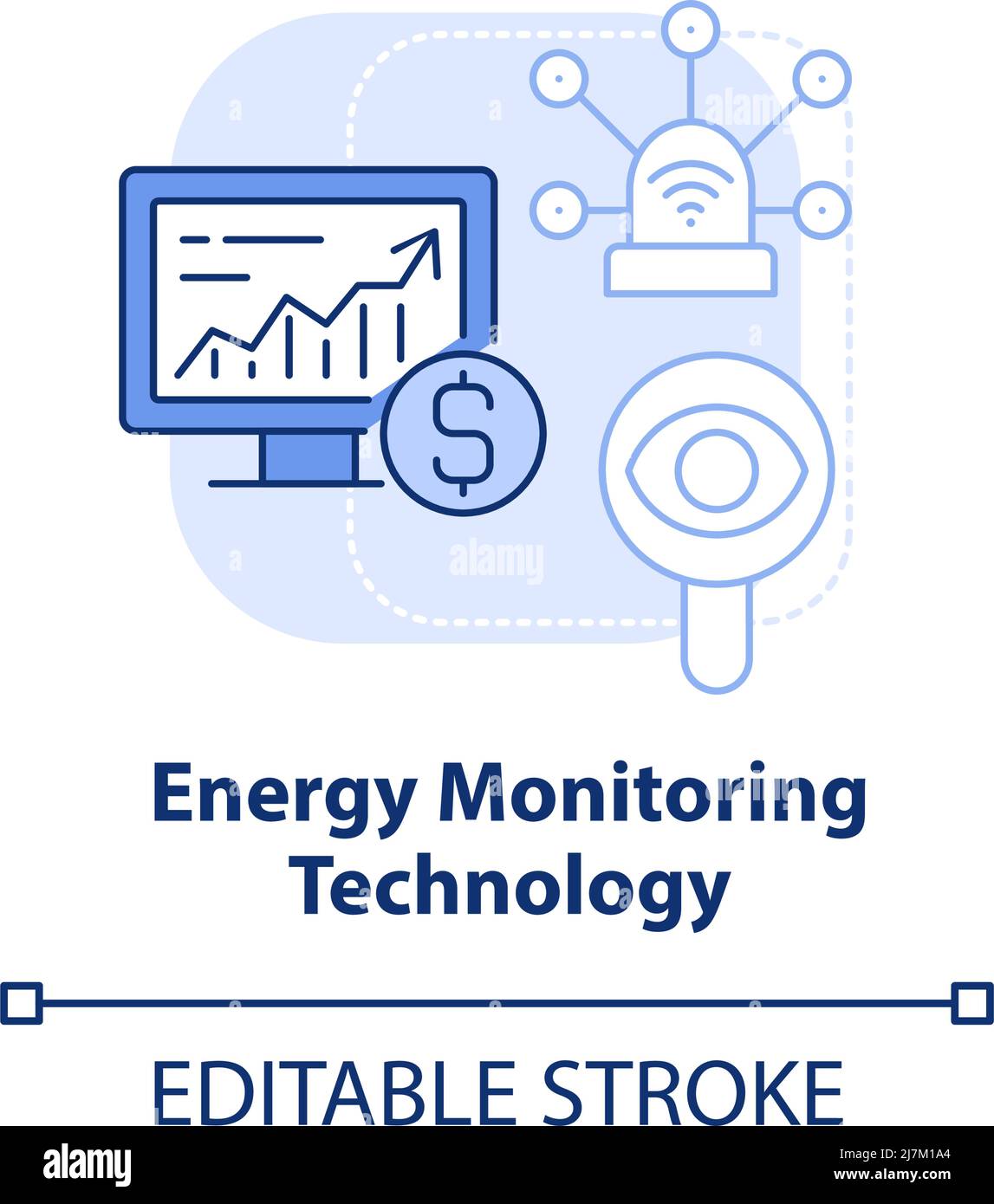 Renewable energy monitoring Stock Vector Images - Alamy