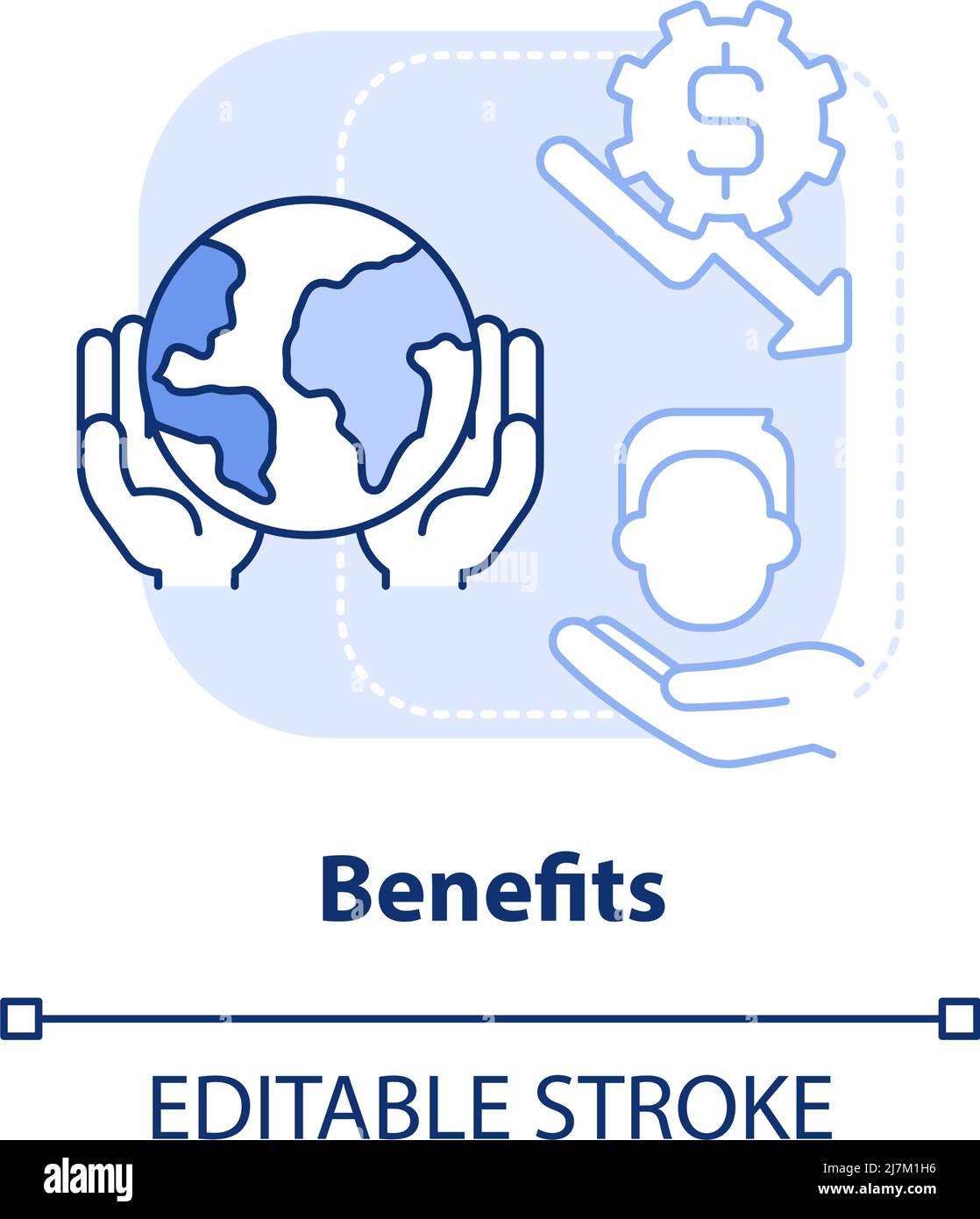 Costs and benefits Stock Vector Images - Alamy