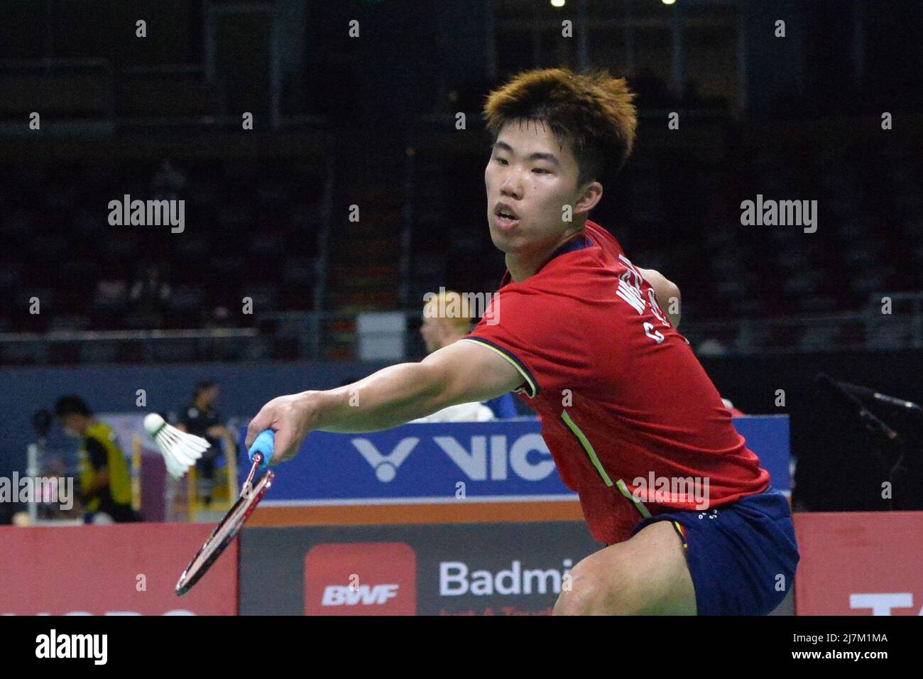 Bangkok, Thailand. 10th May, 2022. Weng Hongyang of China competes ...