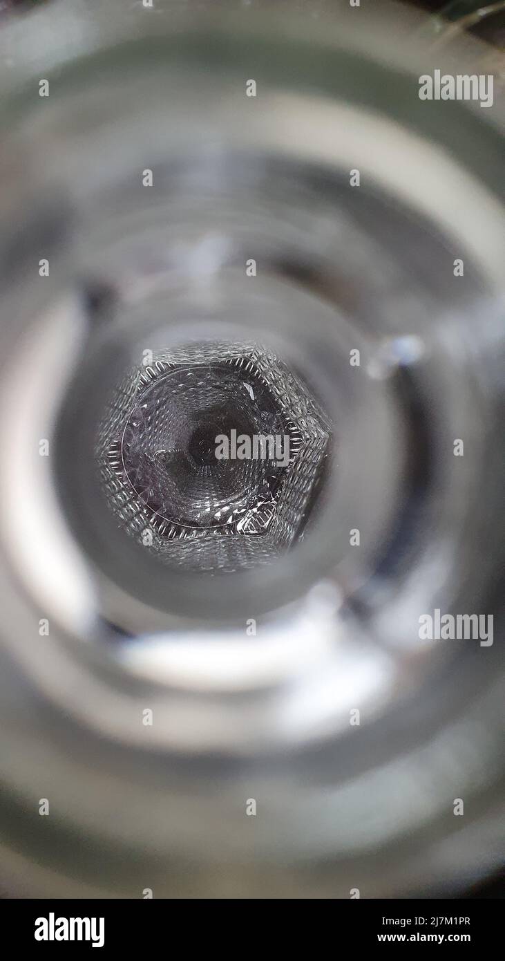 Textures and patterns of glass bottle Stock Photo - Alamy