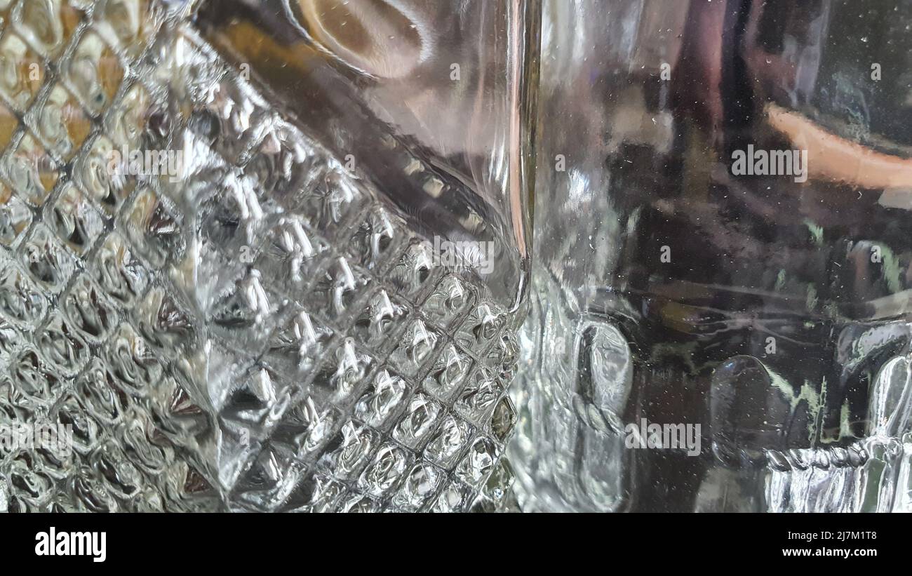 Textures and patterns of glass bottle Stock Photo - Alamy
