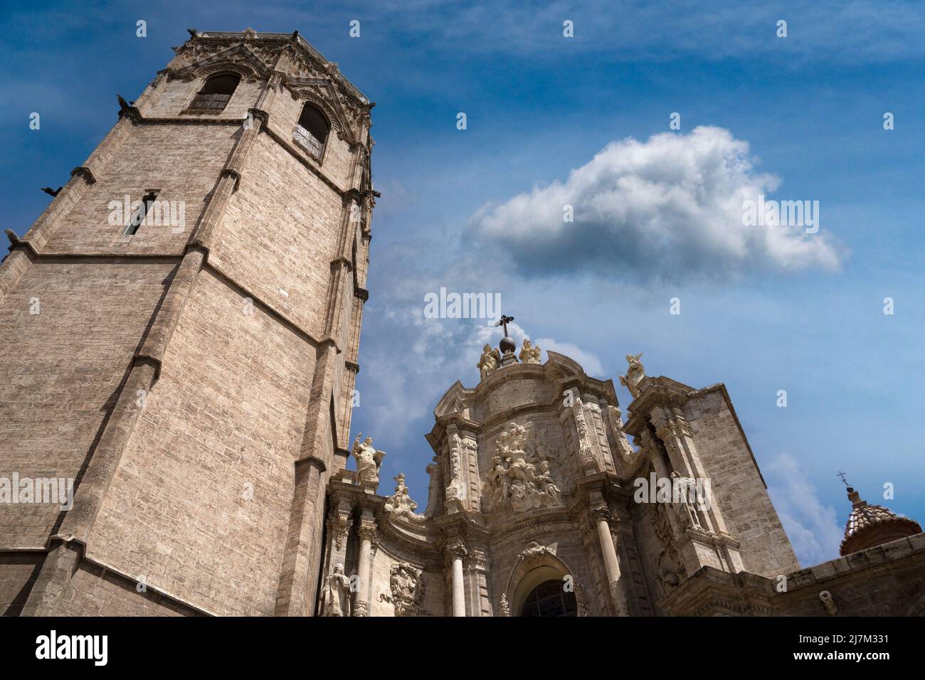 Valencia Spain historic gothic cathedral church Stock Photo - Alamy