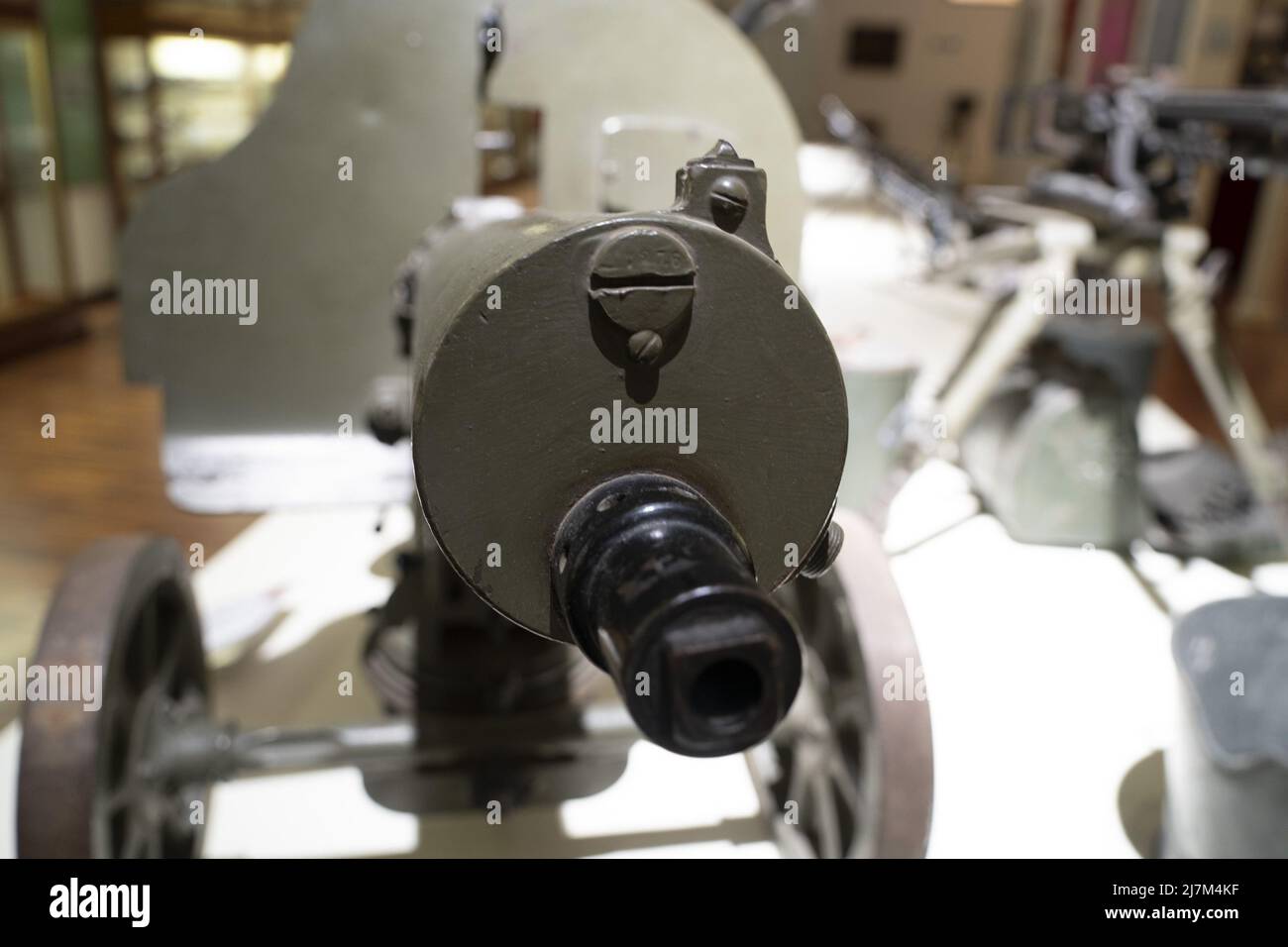 War cannon gun detail close up Stock Photo - Alamy