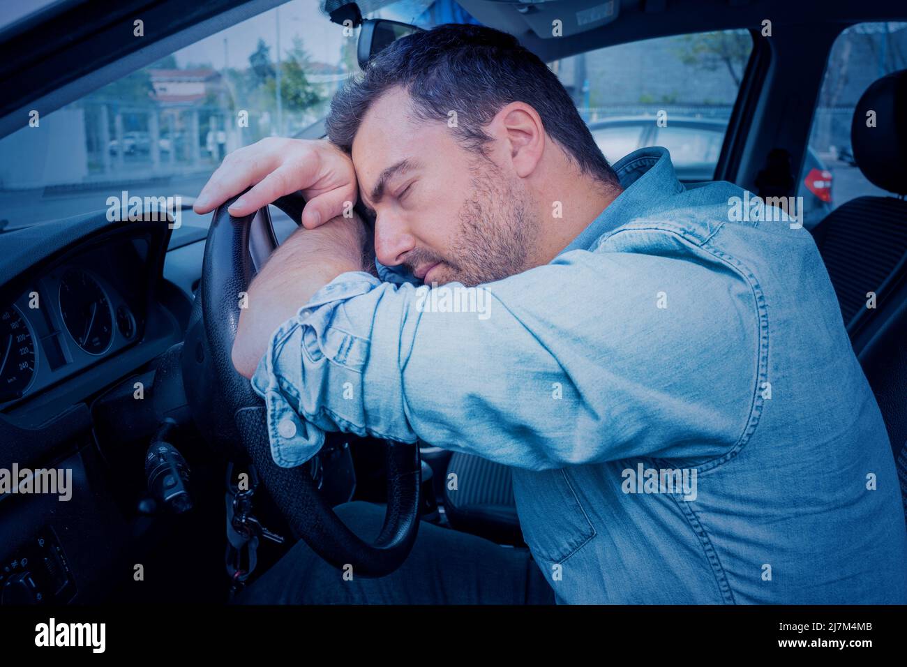 Driver accident man driver hi-res stock photography and images - Alamy