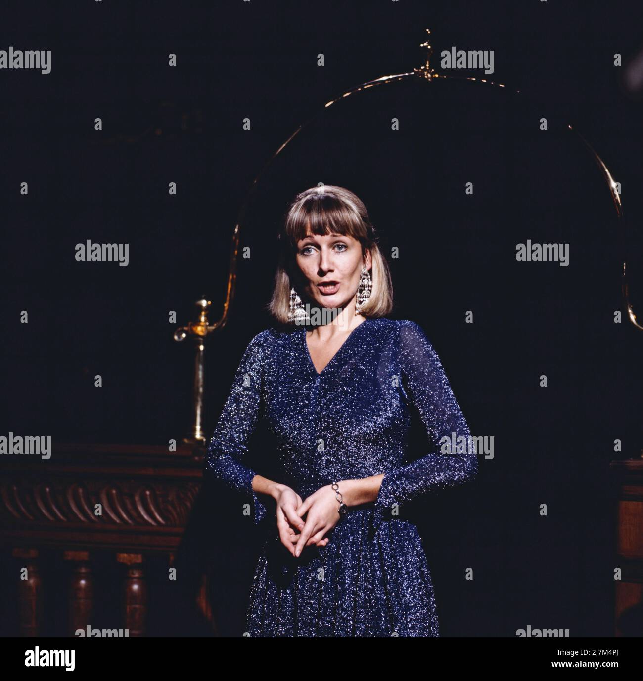 Monika Sippel, deutsche Sängerin, Auftritt in Deutschland, circa 1970 ...