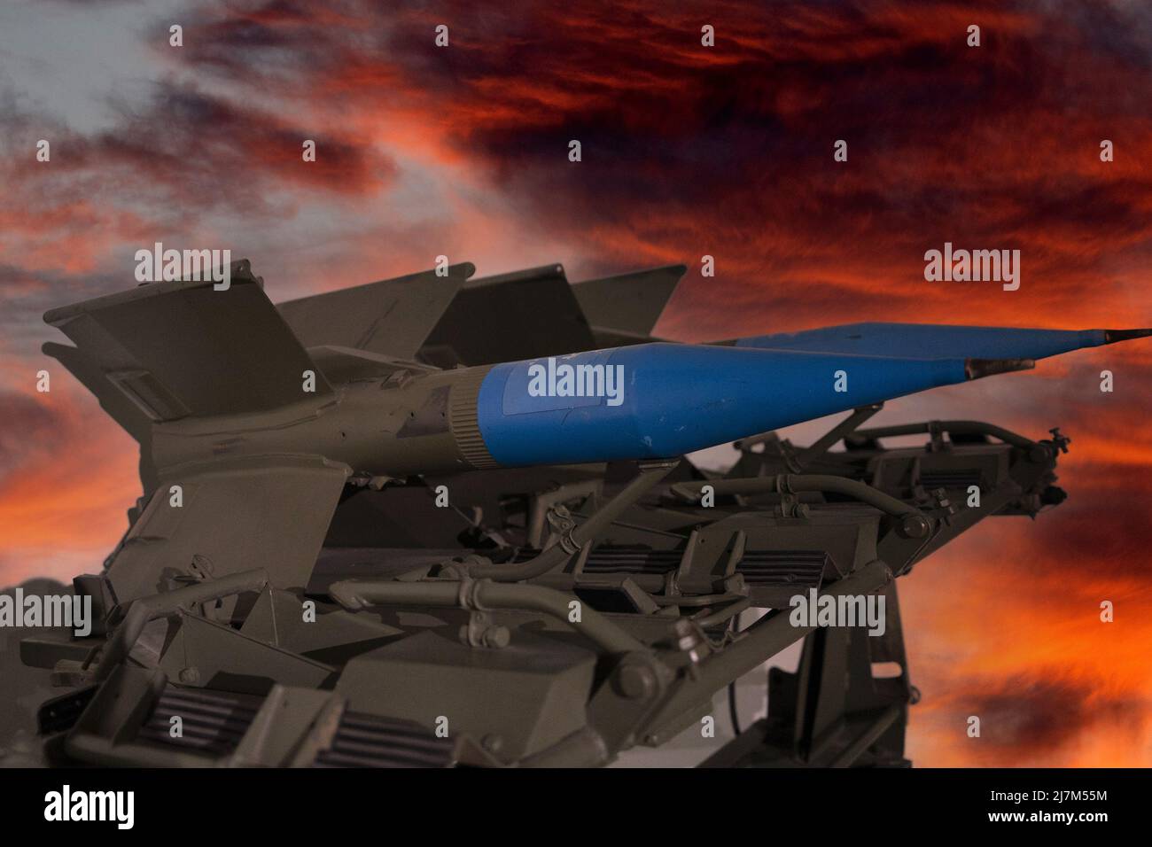 War missile ready to launch attack Stock Photo - Alamy