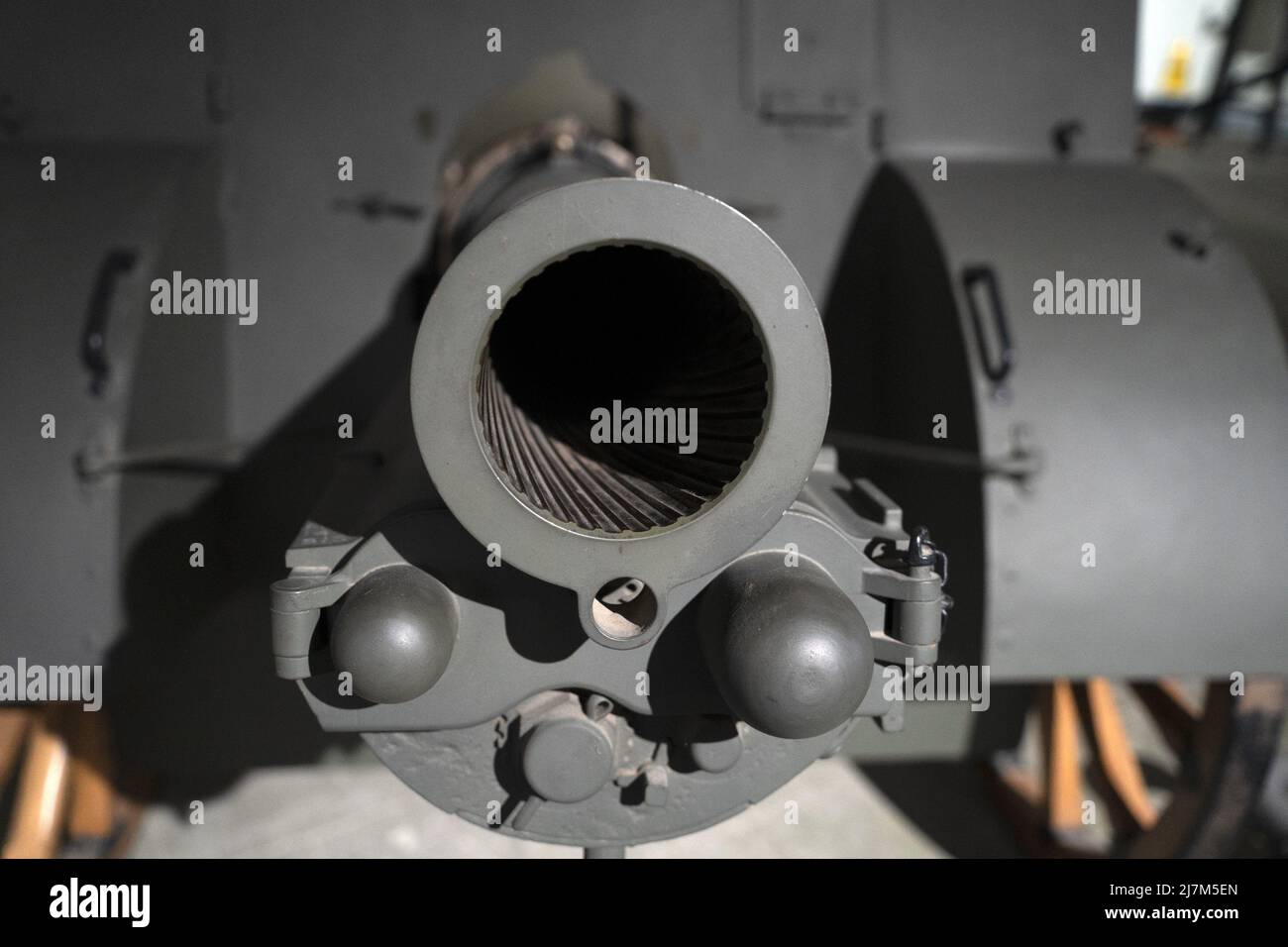 War cannon gun detail close up Stock Photo - Alamy