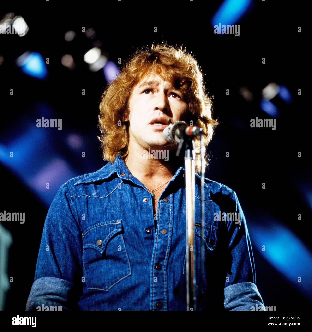 ZDF Hitparade, Musiksendung, Deutschland, 1979, Auftritt des Sängers ...