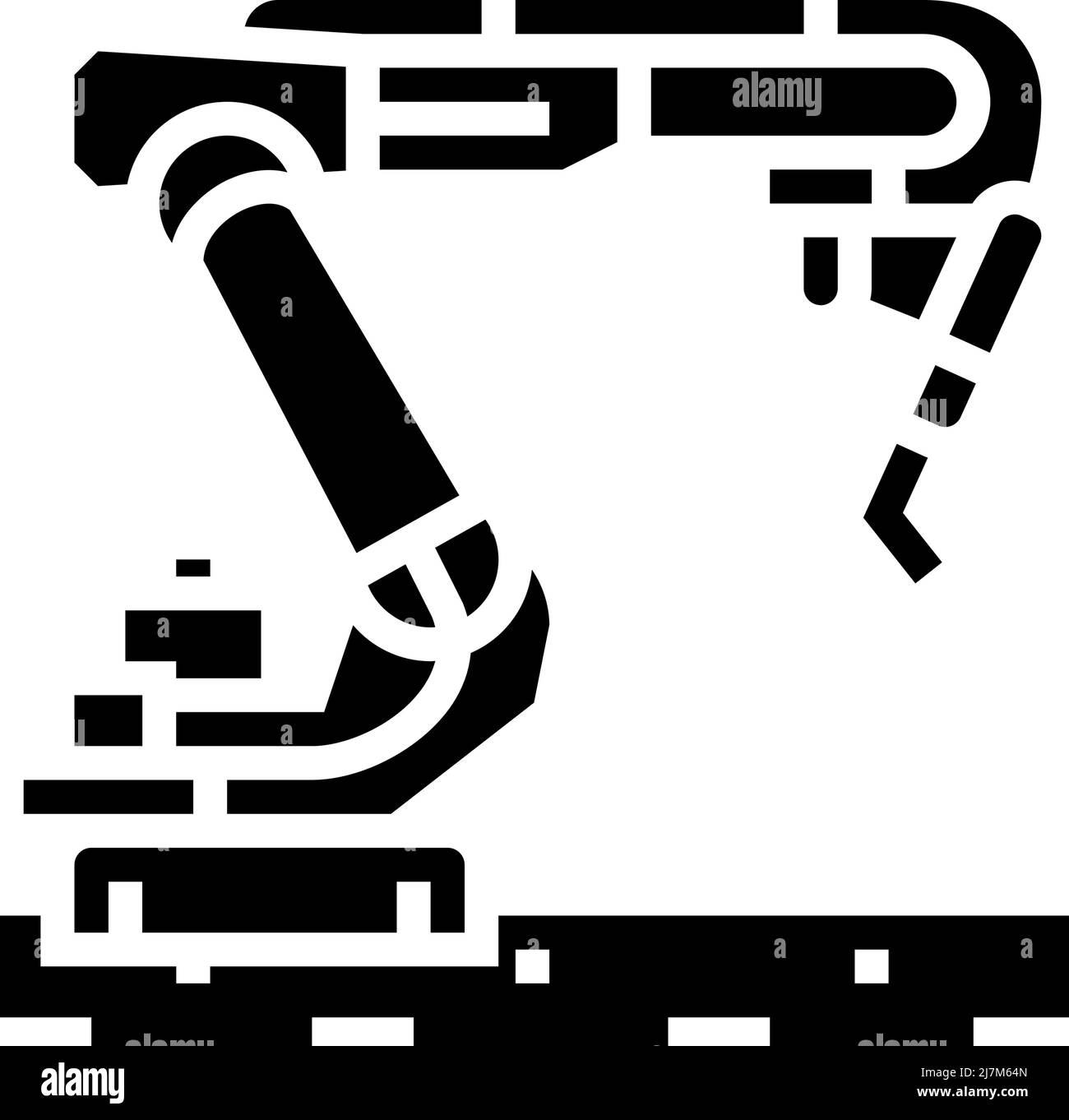 industrial robot arm glyph icon vector illustration Stock Vector Image ... industrial robot arm glyph icon vector illustration Stock Vector Image ...