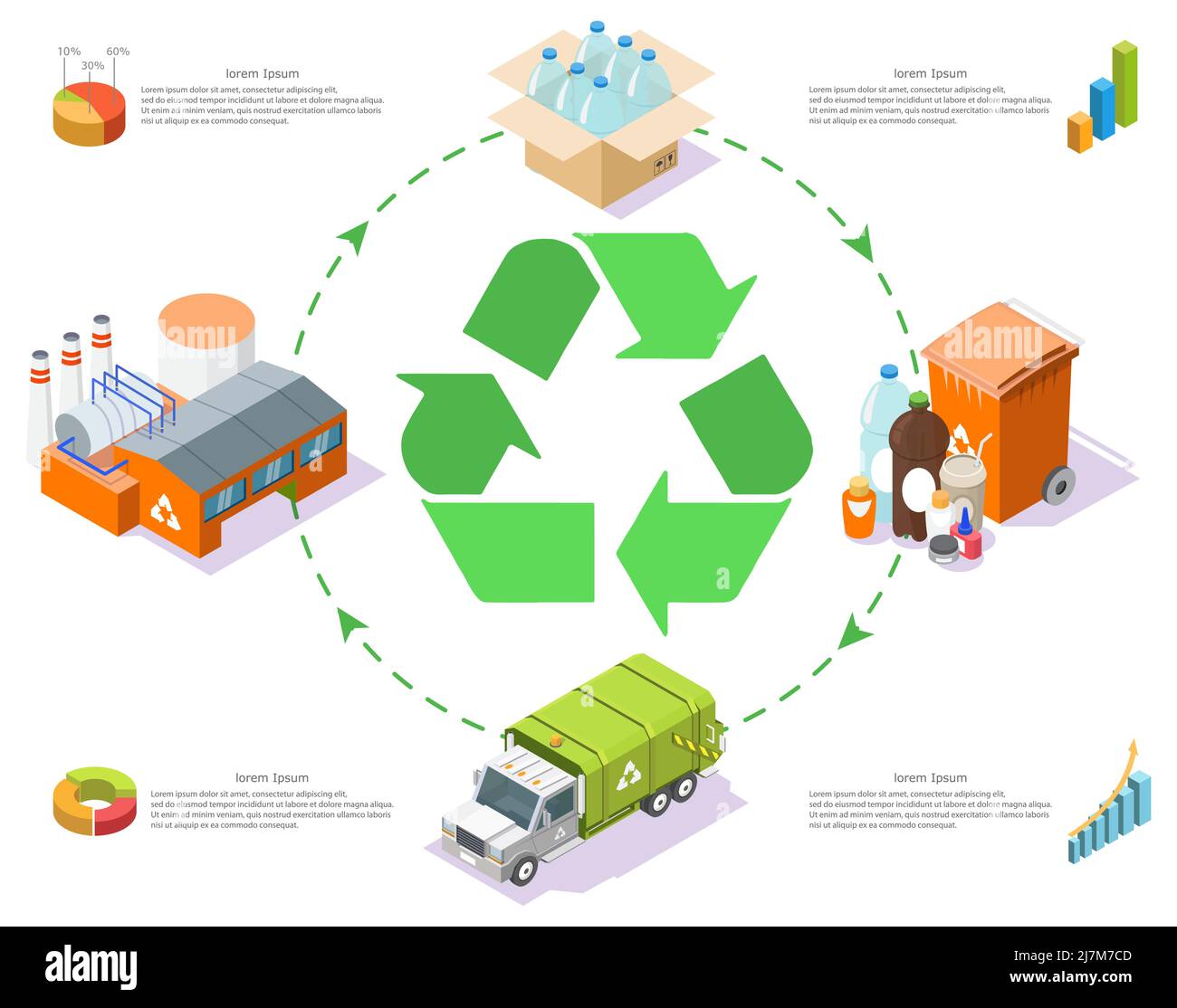 Plastic recycle process info graphic 3d vector Stock Vector Image & Art ... Plastic recycle process info graphic 3d vector Stock Vector Image & Art ...