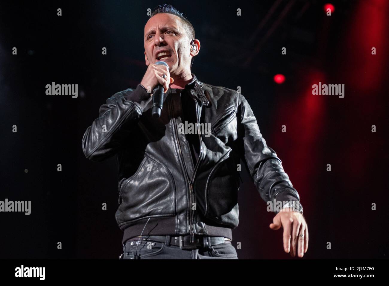 Verona, Italy. 09 May, 2022. Picture shows Modà an Italian pop band ...