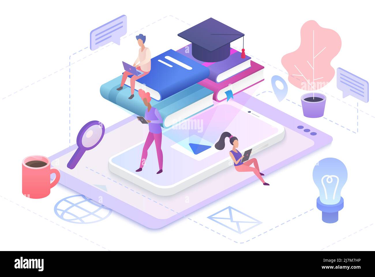 Effective and contemporary modern education system. Digital and ...