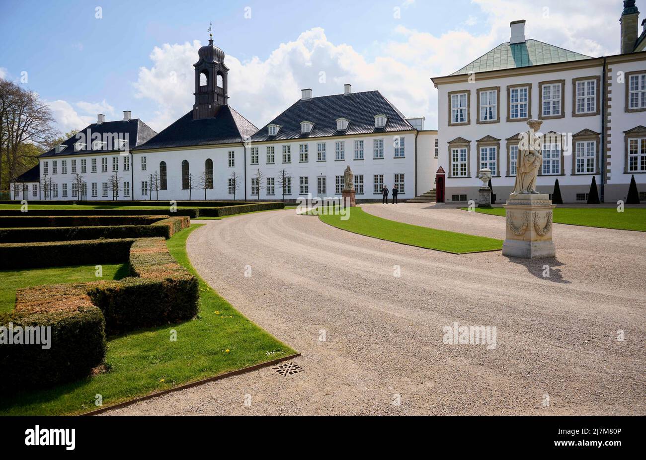 Fredensborg Royal Palace, Fredensborg, Denmark on April 30, 2022. Photo ...