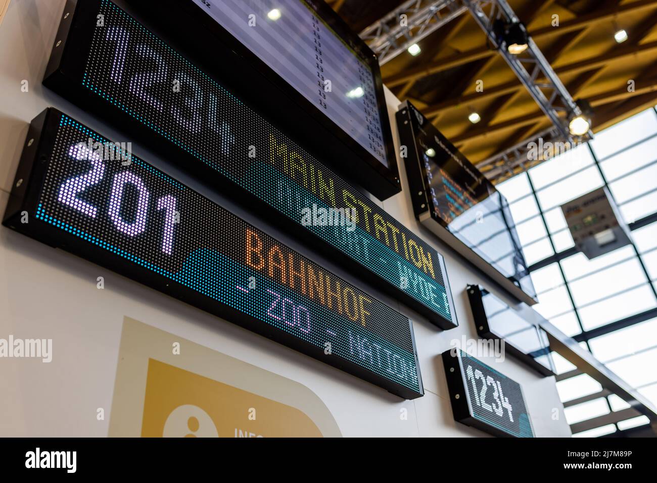 Digital display panels hi-res stock photography and images - Alamy
