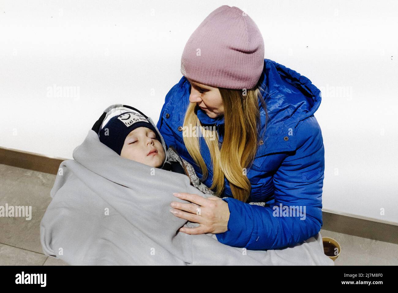 Jan Schmidt-Whitley/Le Pictorium - Refugees from Ukraine in the town of ...